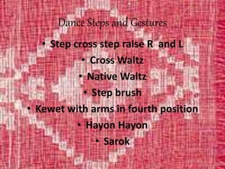 Valse Vieja (Philippine Folk Dance) | PPTX