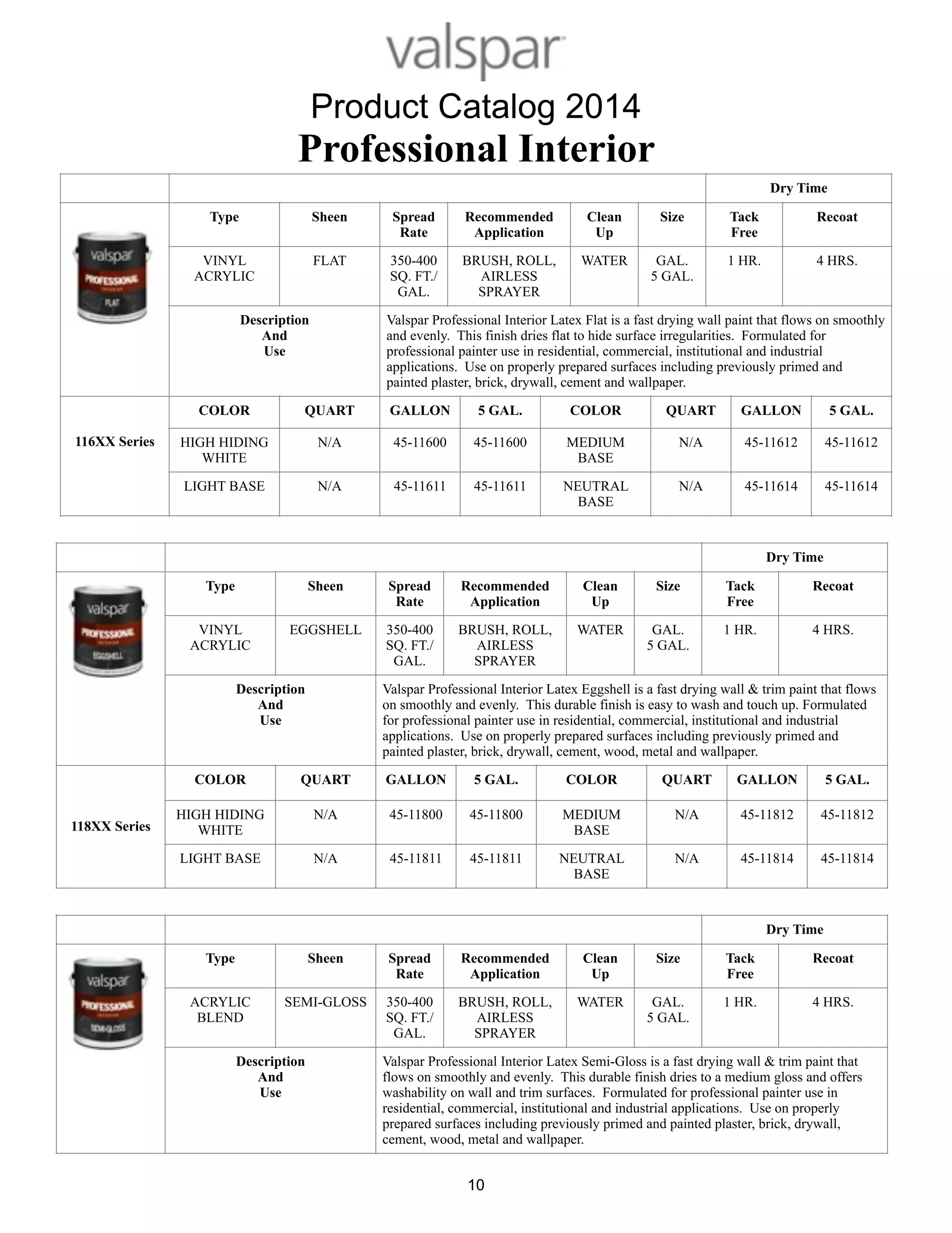 Valspar Paint Catalog | PDF