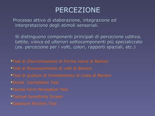 Valtazione neuropsicologica mg | PPT