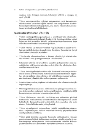 Valtion omistajapolitiikan-periaatteet-ja-kehittaminen | PDF