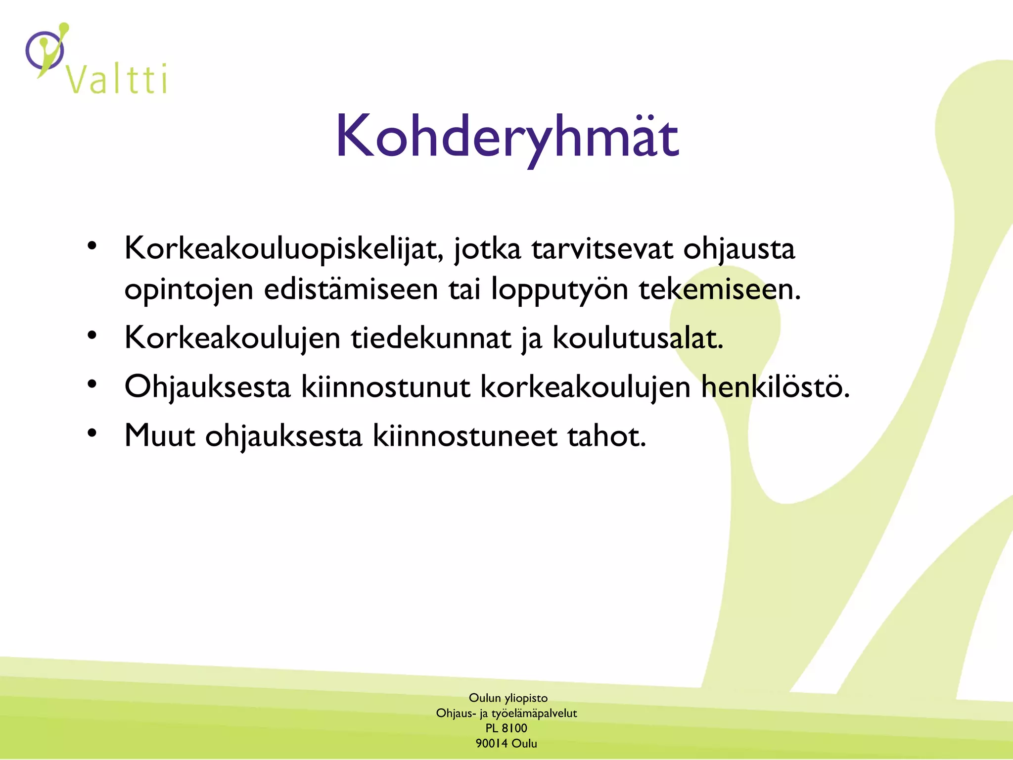 Valtti, esittely | PPT