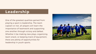 Valuable lessons learned from playing a sport | PDF