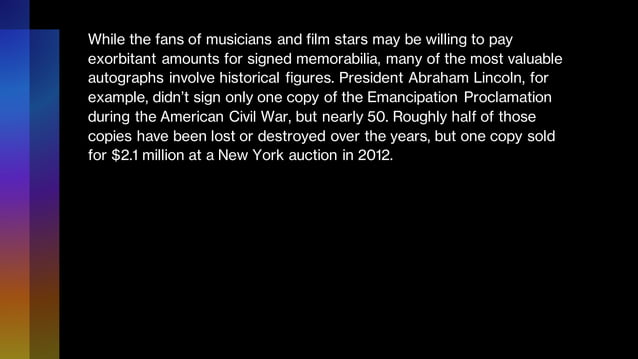 Valuable Signatures from Historical Figures | PPT