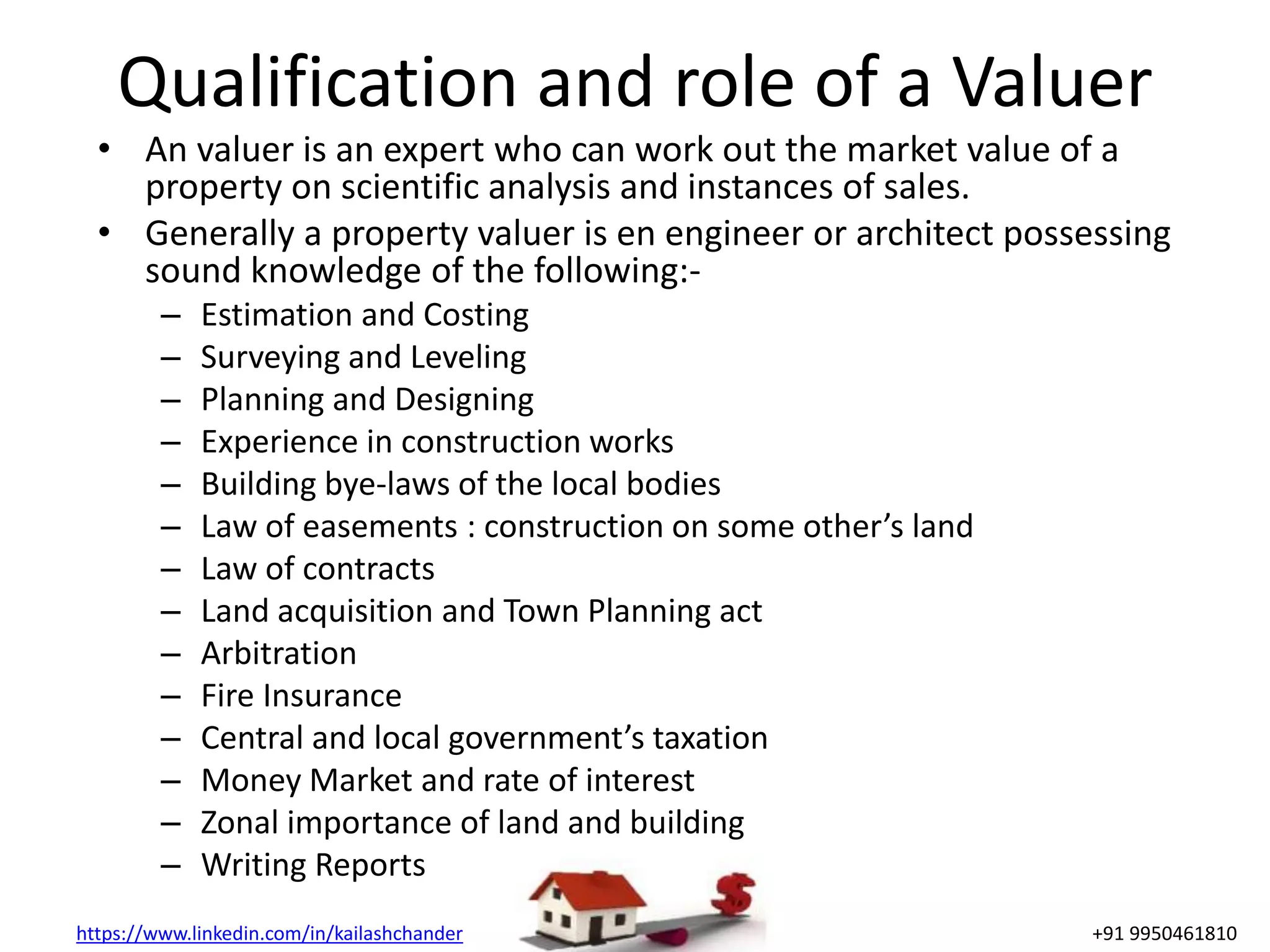 Valuation in Civil Engineering | PPTX