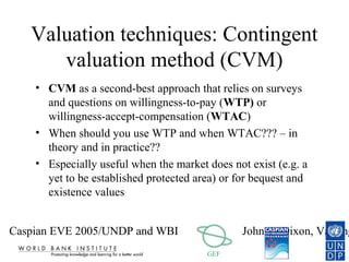 Valuation of Environmental Resources | PPT