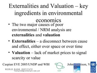 Valuation of Environmental Resources | PPT