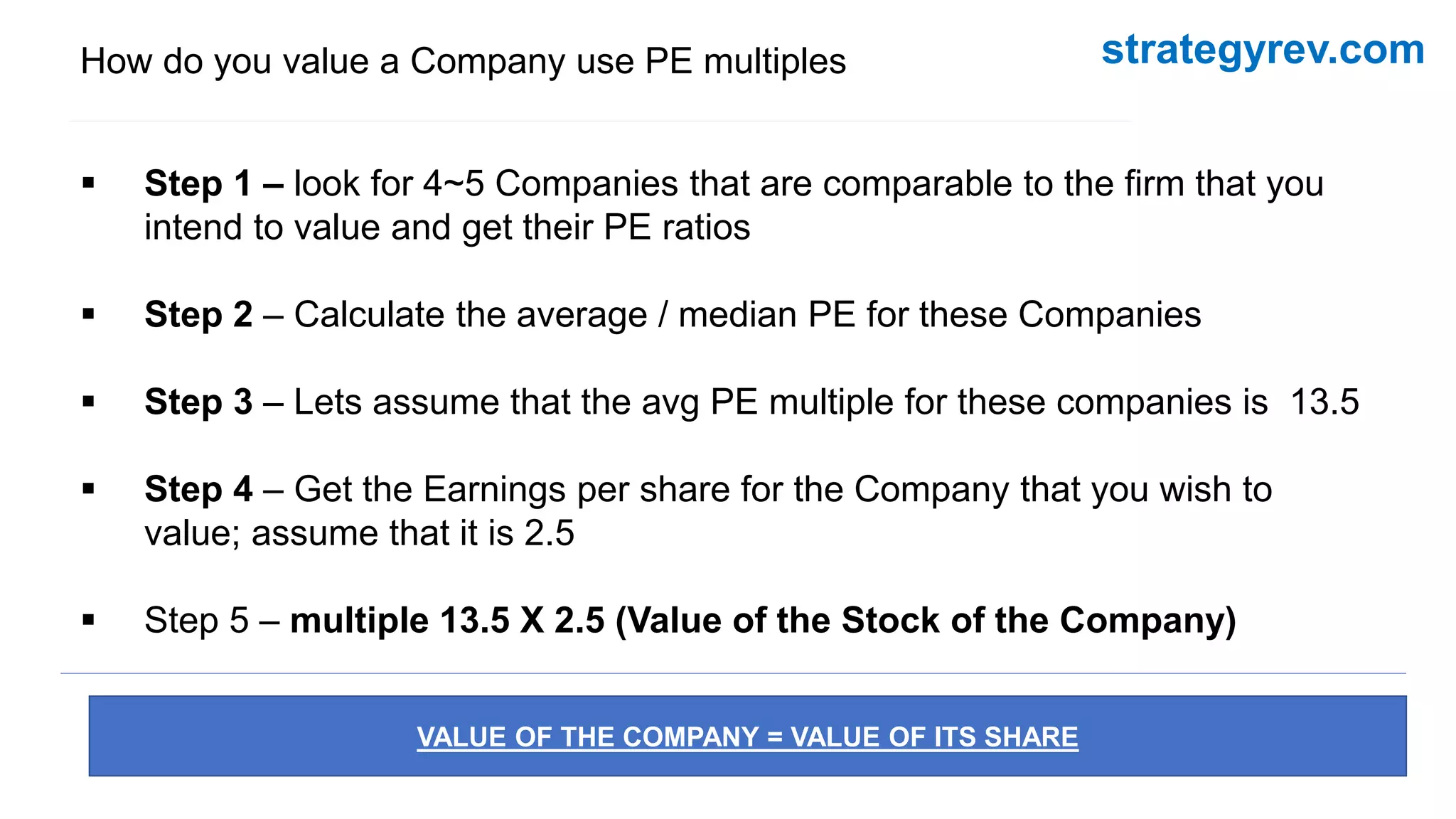 Relative Valuation | PPTX