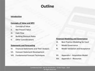 Corporate Finance Modeling for Investment Analysis | PPTX