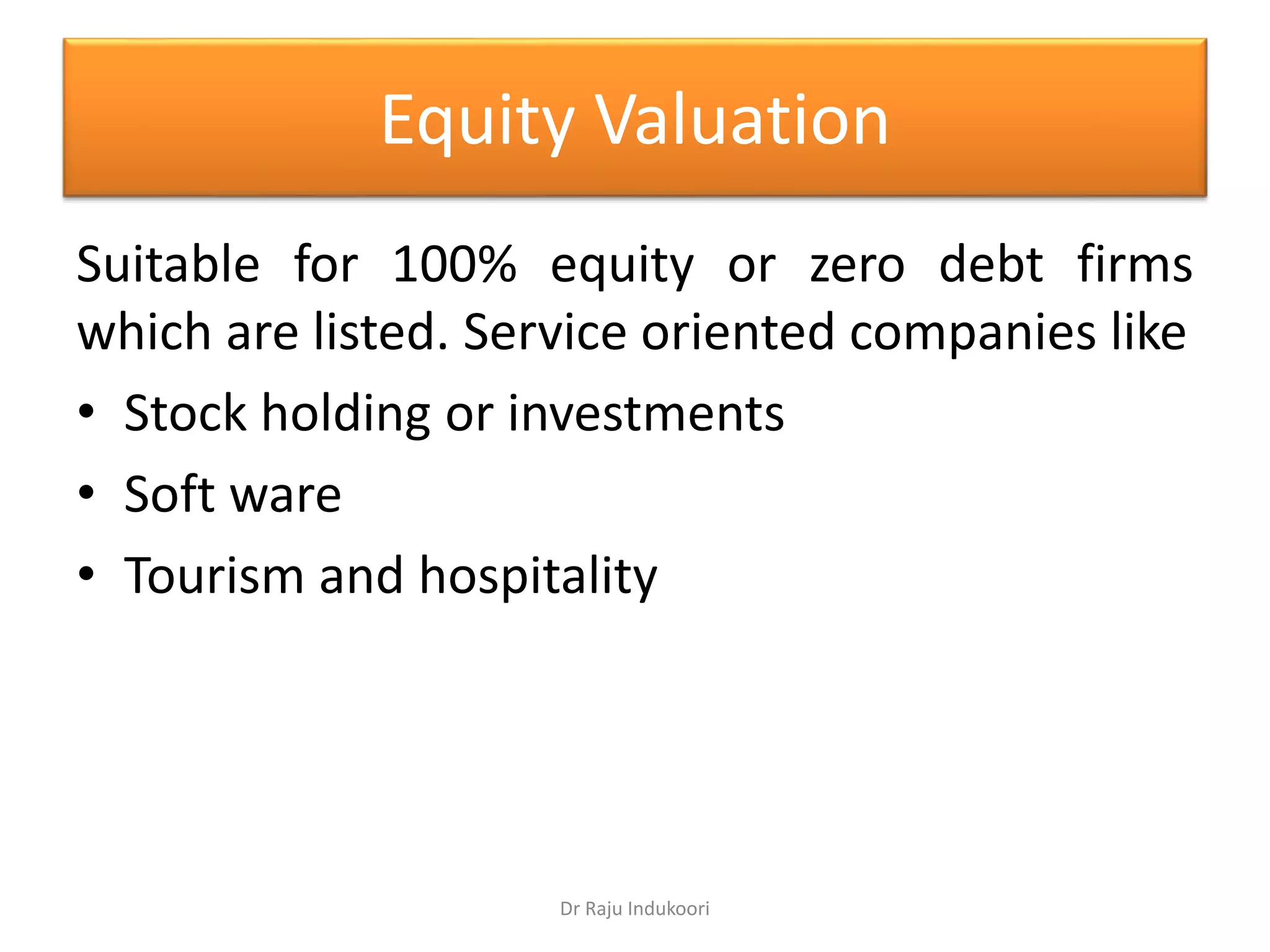 Valuation approaches and techniques | PPTX
