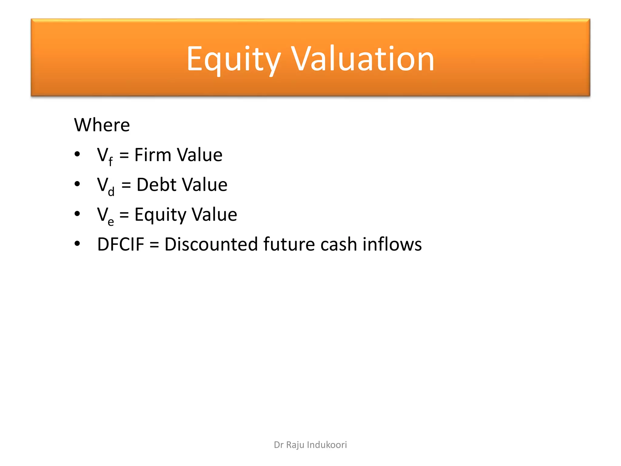 Valuation approaches and techniques | PPTX