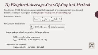 Valuation Capital Budgeting | PPTX