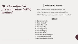 Valuation Capital Budgeting | PPTX