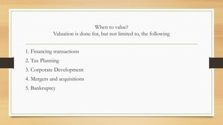 Valuation Concepts and Methods Valuation Concepts and Methods.pptx