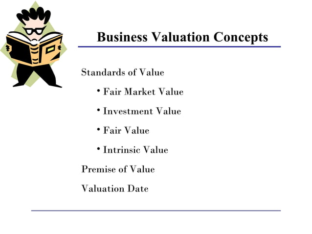 Valuation Concepts And Overview | PPT