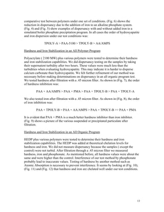 éValuation dispersant polymers and phosphonates | PDF