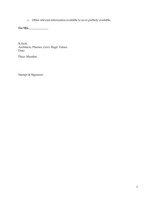 Valuation Format | PDF