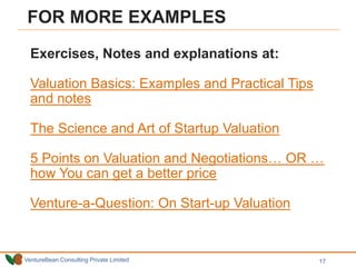 Valuation for startups | PPTX