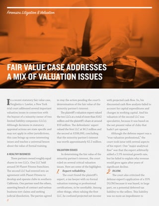 Valuation Insider - Fall 2016 | PDF