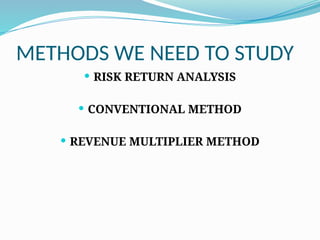 VALUATION METHOD INTRODUCTION TO VC.pptx
