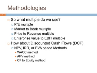 Valuation methodology | PPTX