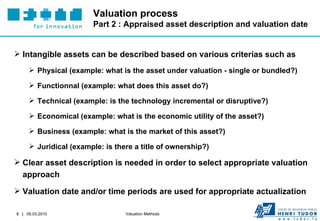 Valuation Methods | PPT