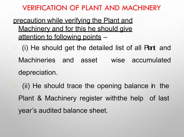 Valuation and Verification of Assets and Liabilities | PPT Valuation and Verification of Assets and Liabilities | PPT