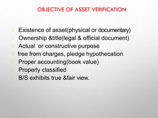Valuation and Verification of Assets and Liabilities | PDF