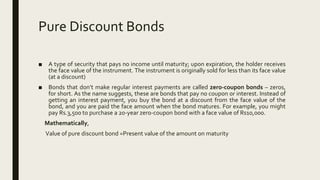 Valuation of bond and shares | PPTX