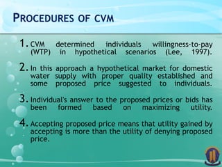 Valuation of domestic water supply | PDF