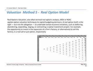 Valuation of early stage companies | PDF