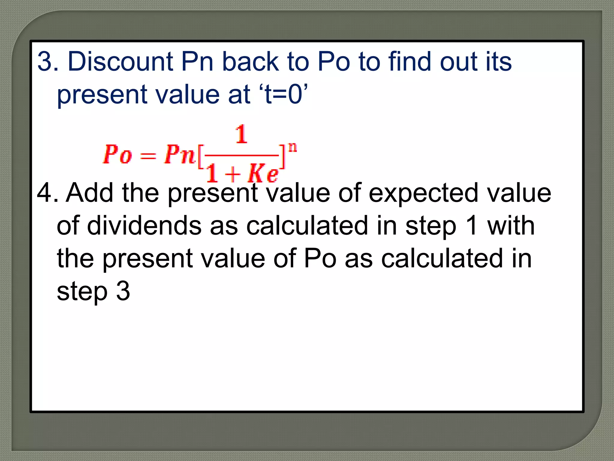 Valuation of equity sahres | PPTX