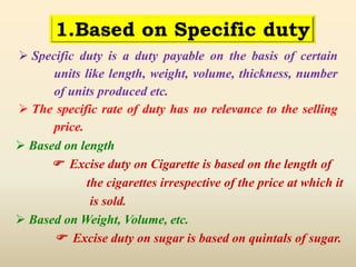 Valuation of excisable goods | PPTX | Commodities | Economy