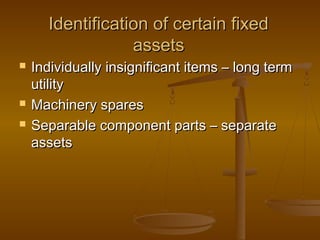 Valuation of fixed assets | PPT