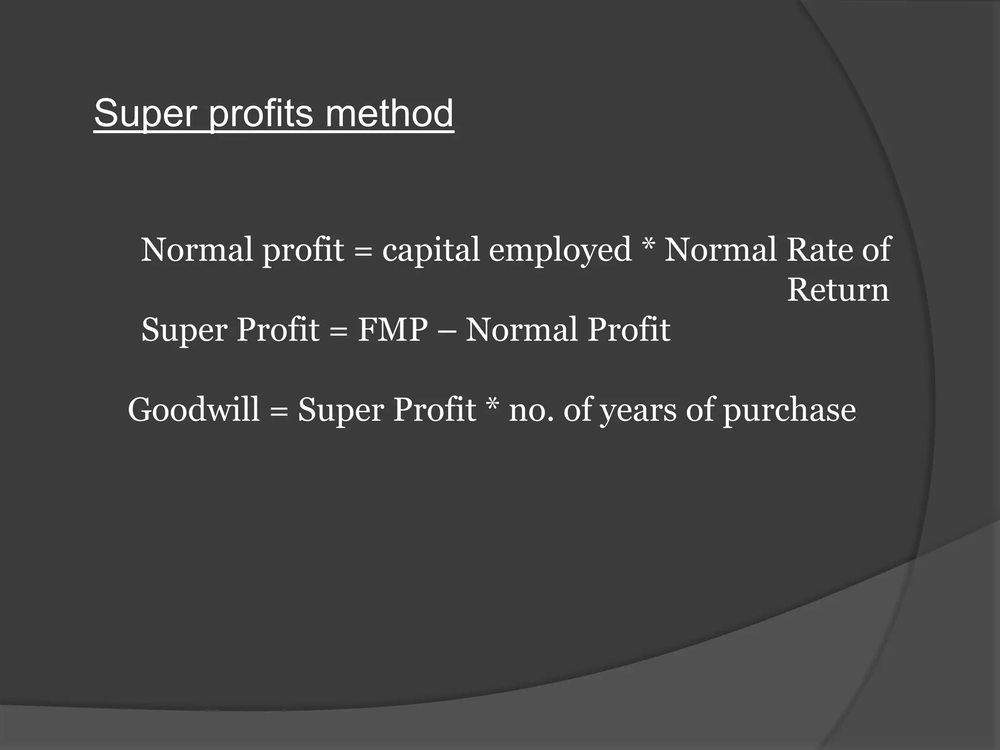 Valuation of goodwill | PPTX