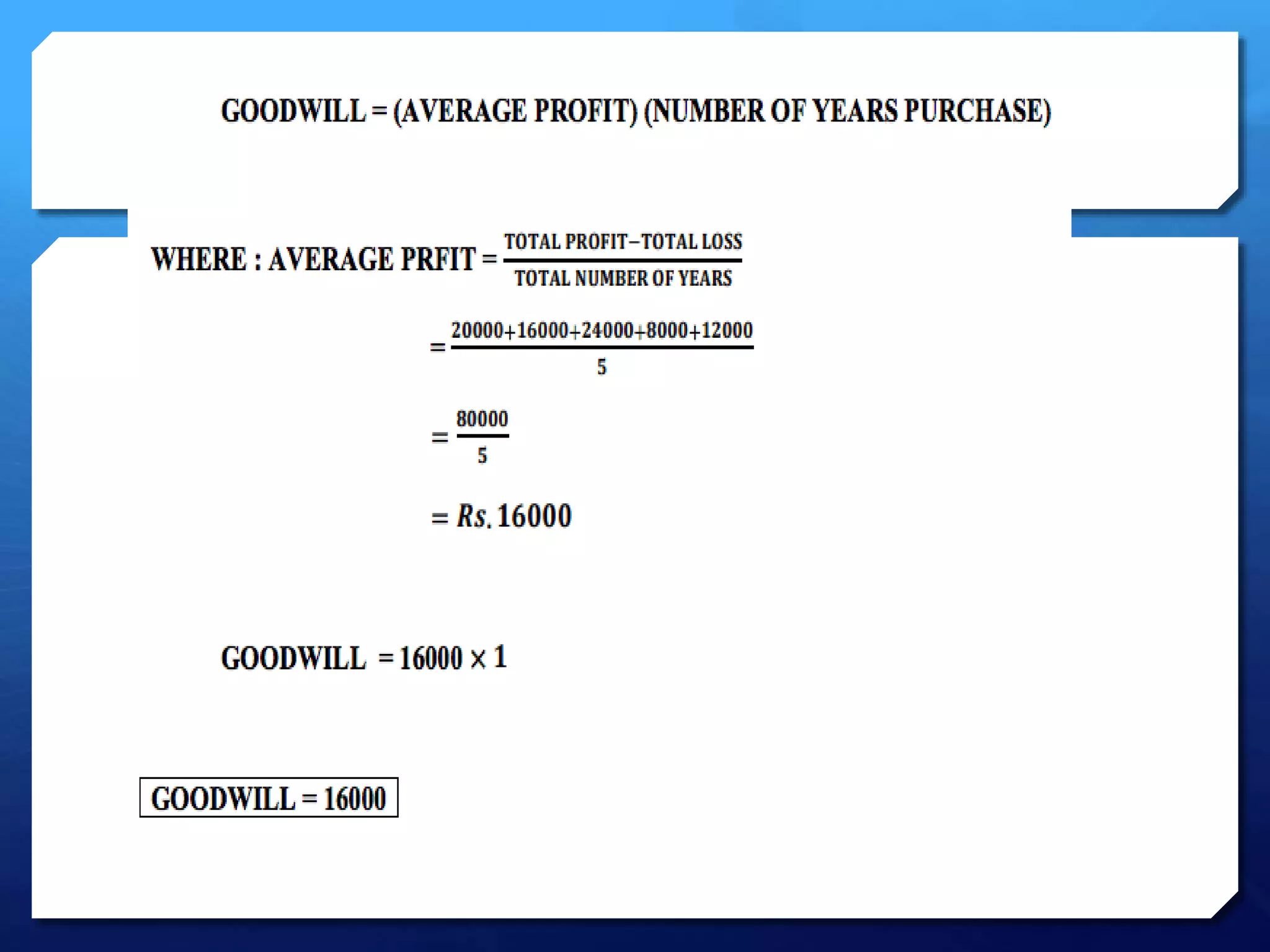 Valuation of goodwill | PPTX