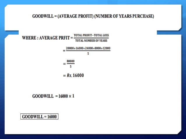 Valuation of goodwill | PPTX | Mergers and Acquisitions | Business ...