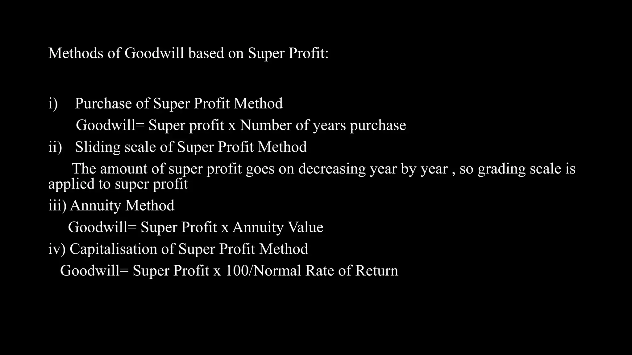 Valuation of goodwill | PPTX