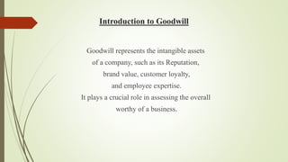 valuation of goodwill sfor Studentppt.pptx