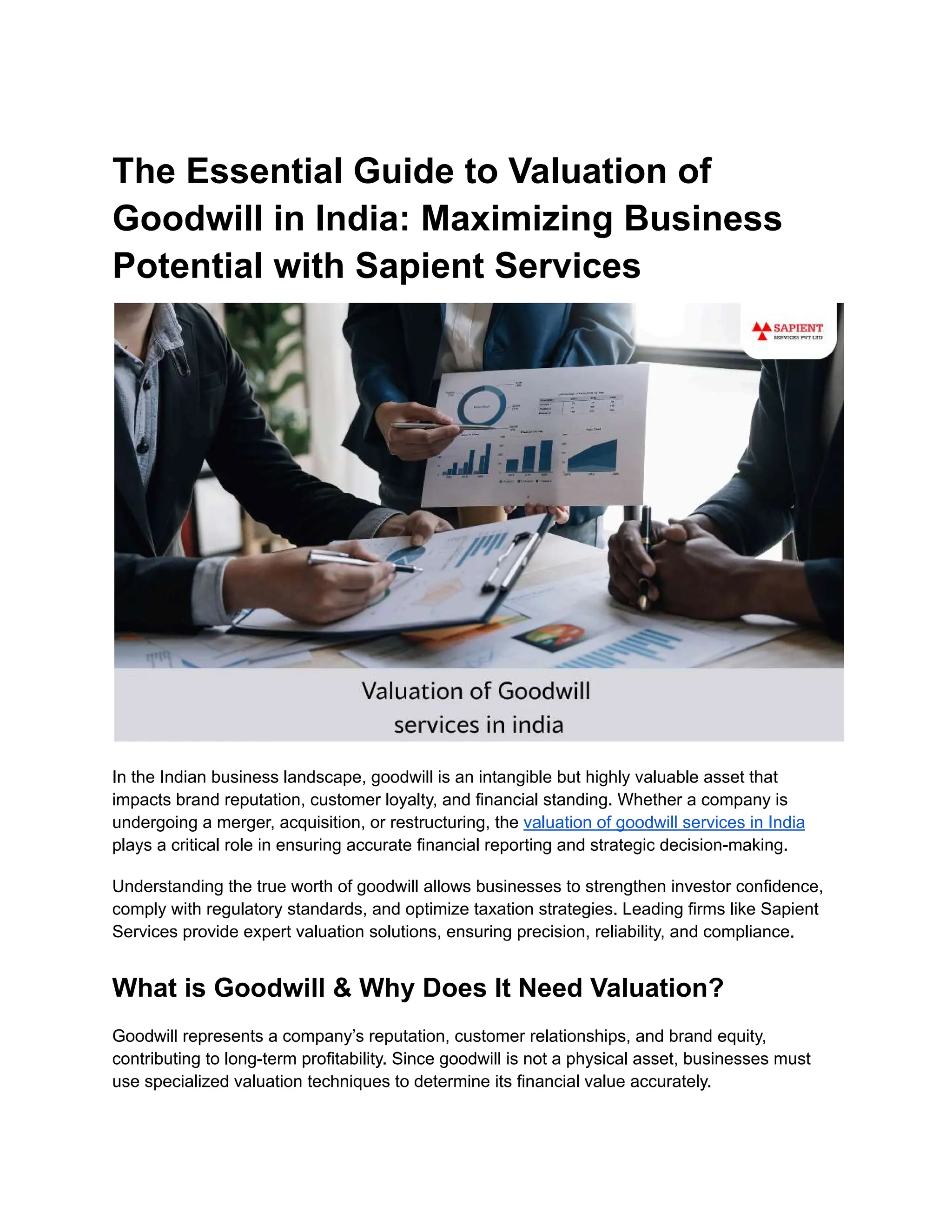 Valuation of Goodwill services in india.pdf