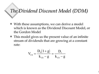 Valuation Of S Ecurities | PPT | Stocks and Bonds | Personal Investing