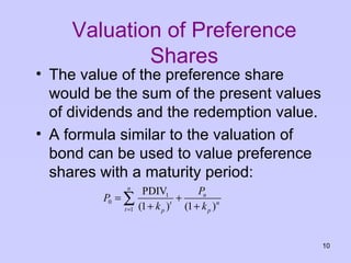 Valuation of securities | PPT