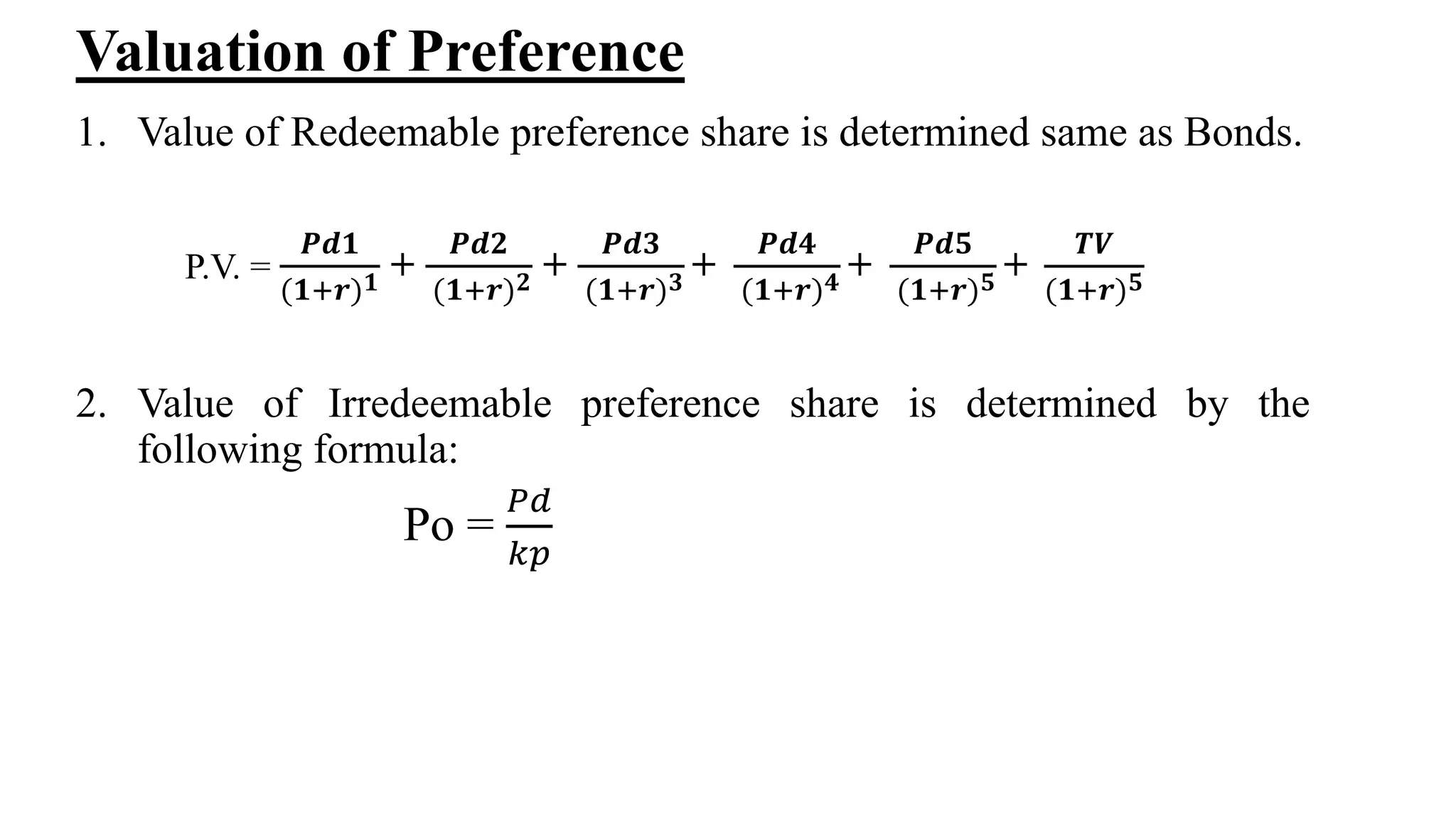 Valuation of securities | PPTX