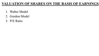 Valuation of securities | PPTX
