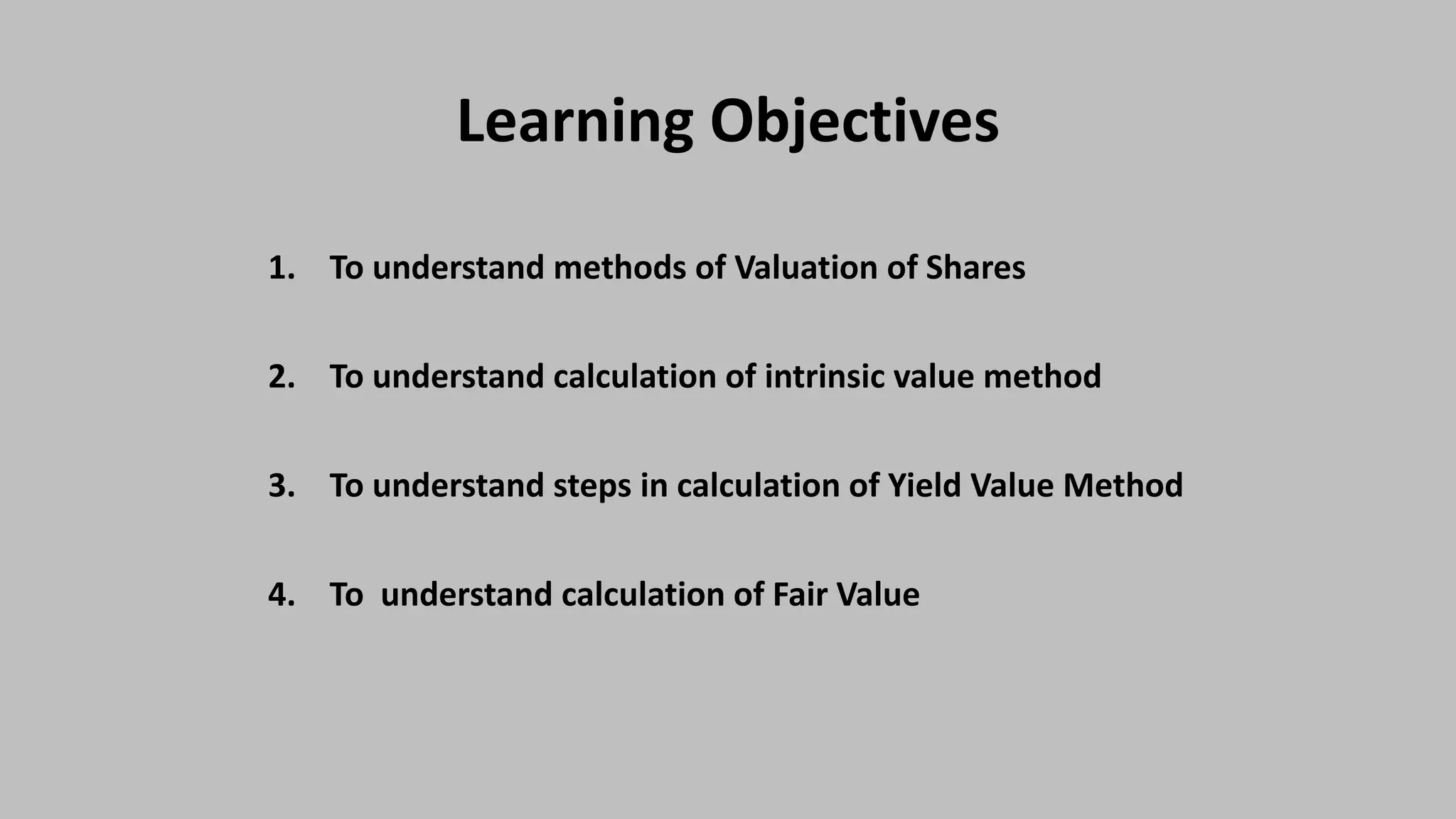 Problem and solution of Valuation of shares | PPTX