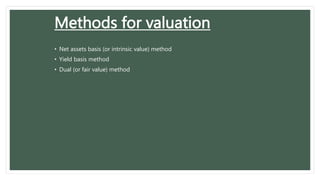 Valuation of shares...pptx