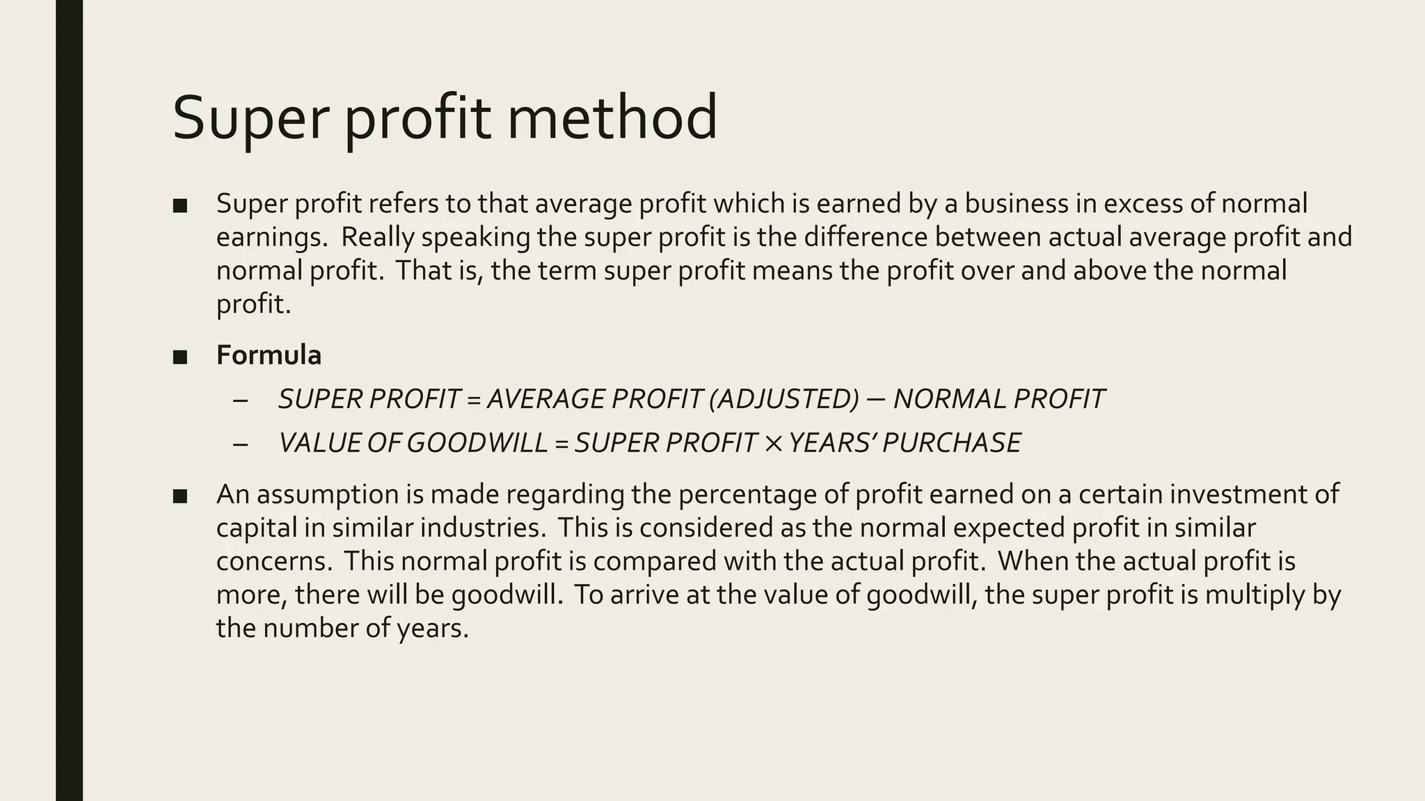 Valuation of shares and valuation of goodwill | PPTX