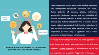 Valuation of Startups | PPTX