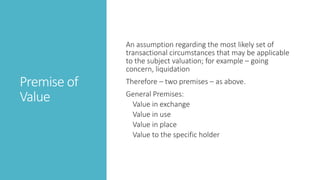 Valuation overview | PPT