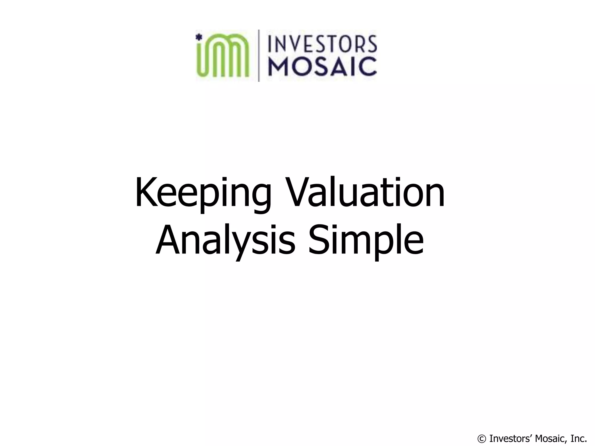 Making Stock Valuation Simple | PPTX