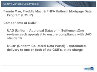 Benefits of Using SettlementOne...... | PPTX